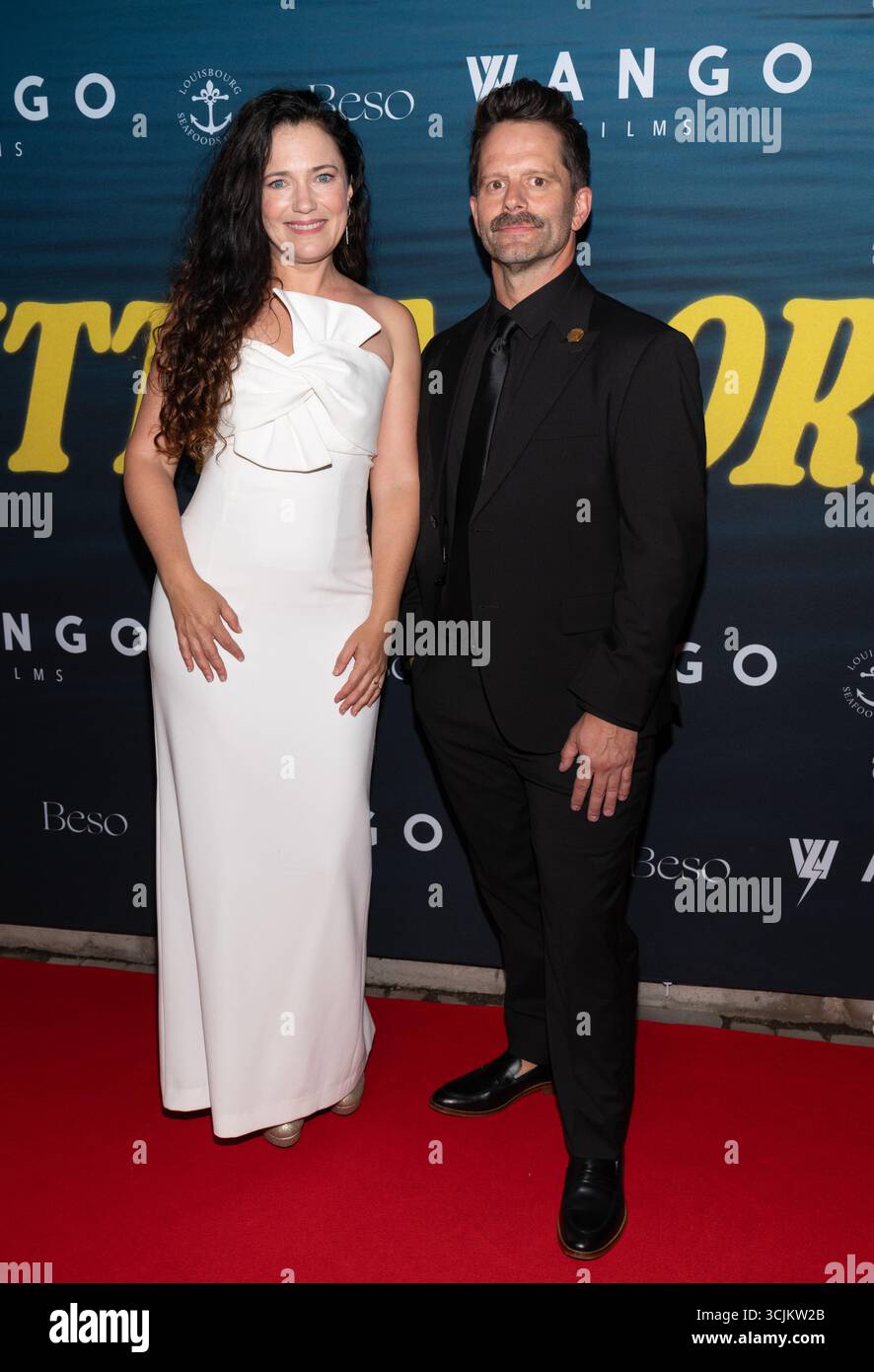 (L-R) April Mullen and Tim Doiron attend the "Little Lorraine" after ...