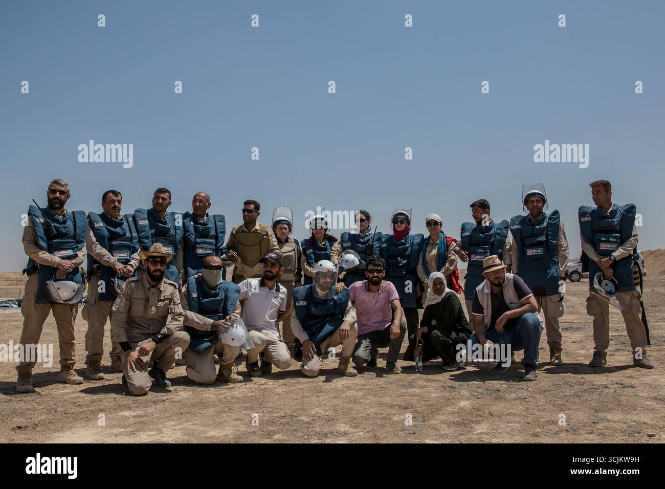 A demining team from the Mines Advisory Group in northern Syria. Syria ...