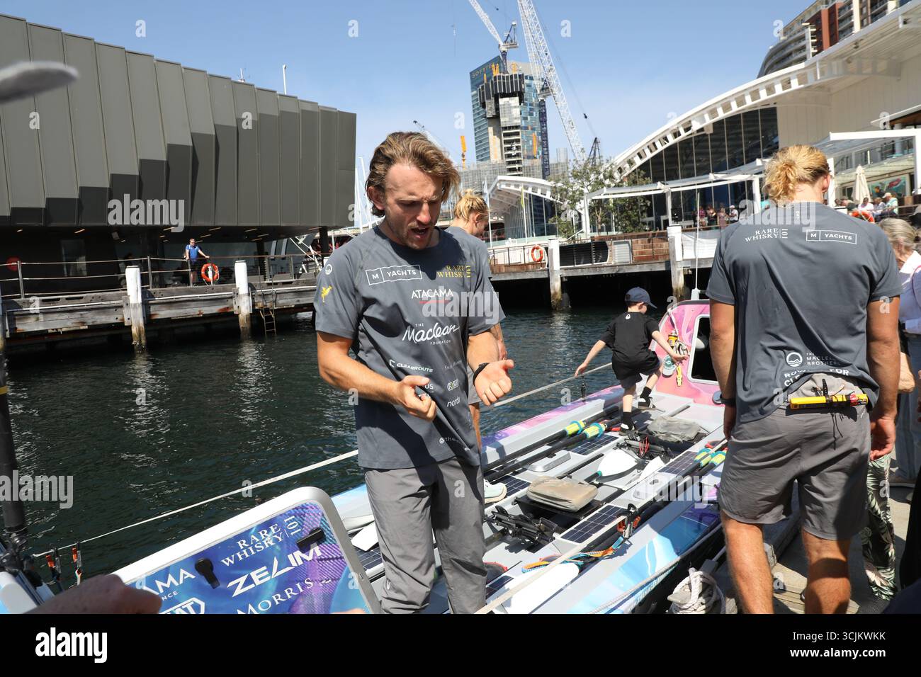 Sydney, Australia. 8th September 2025. The Maclean Brothers rowed into ...
