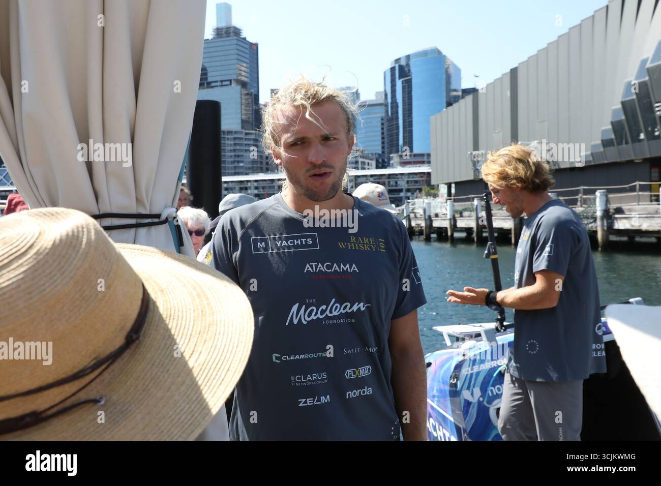 Sydney, Australia. 8th September 2025. The Maclean Brothers rowed into ...