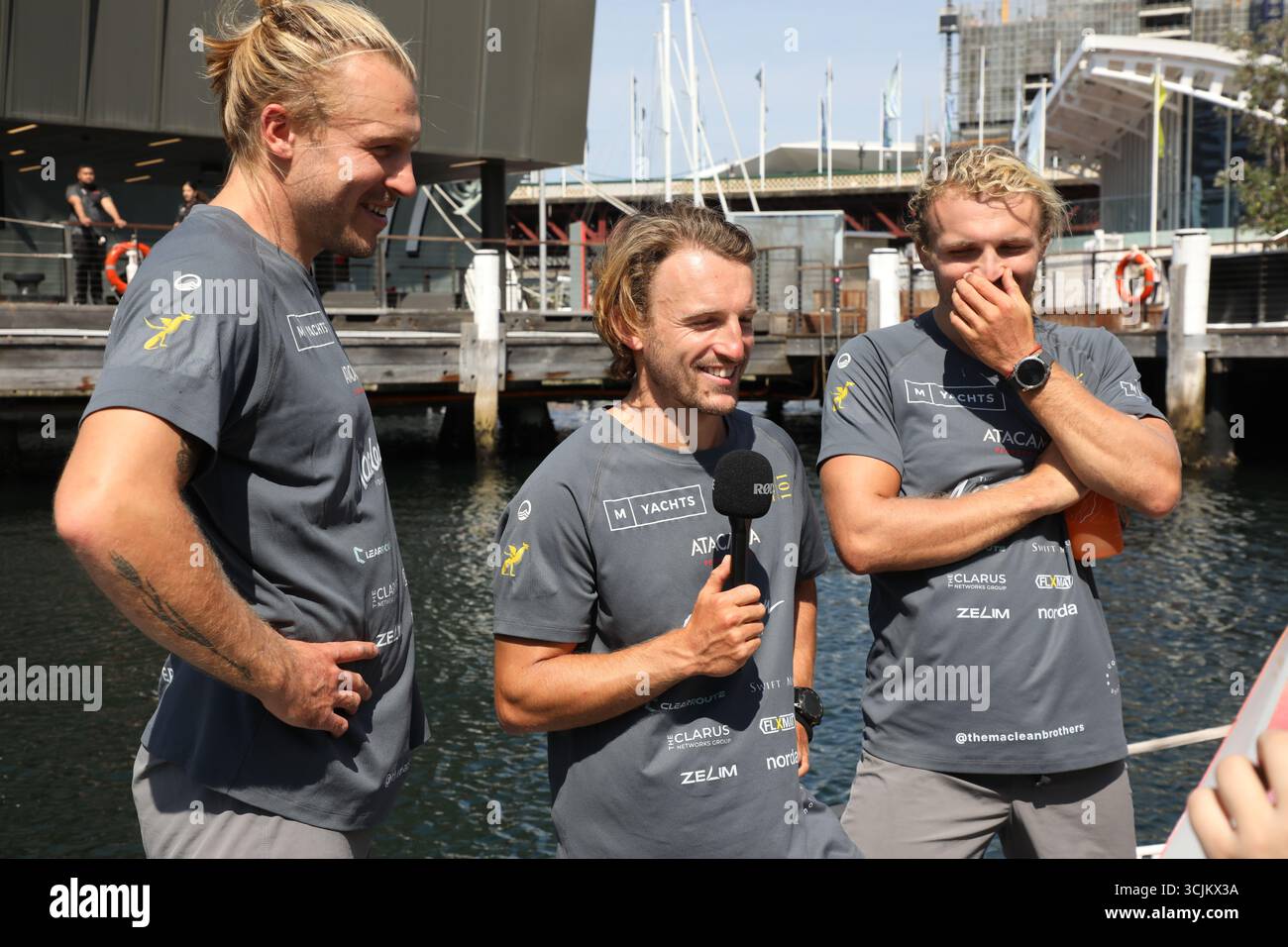 Sydney, Australia. 8th September 2025. The Maclean Brothers rowed into ...