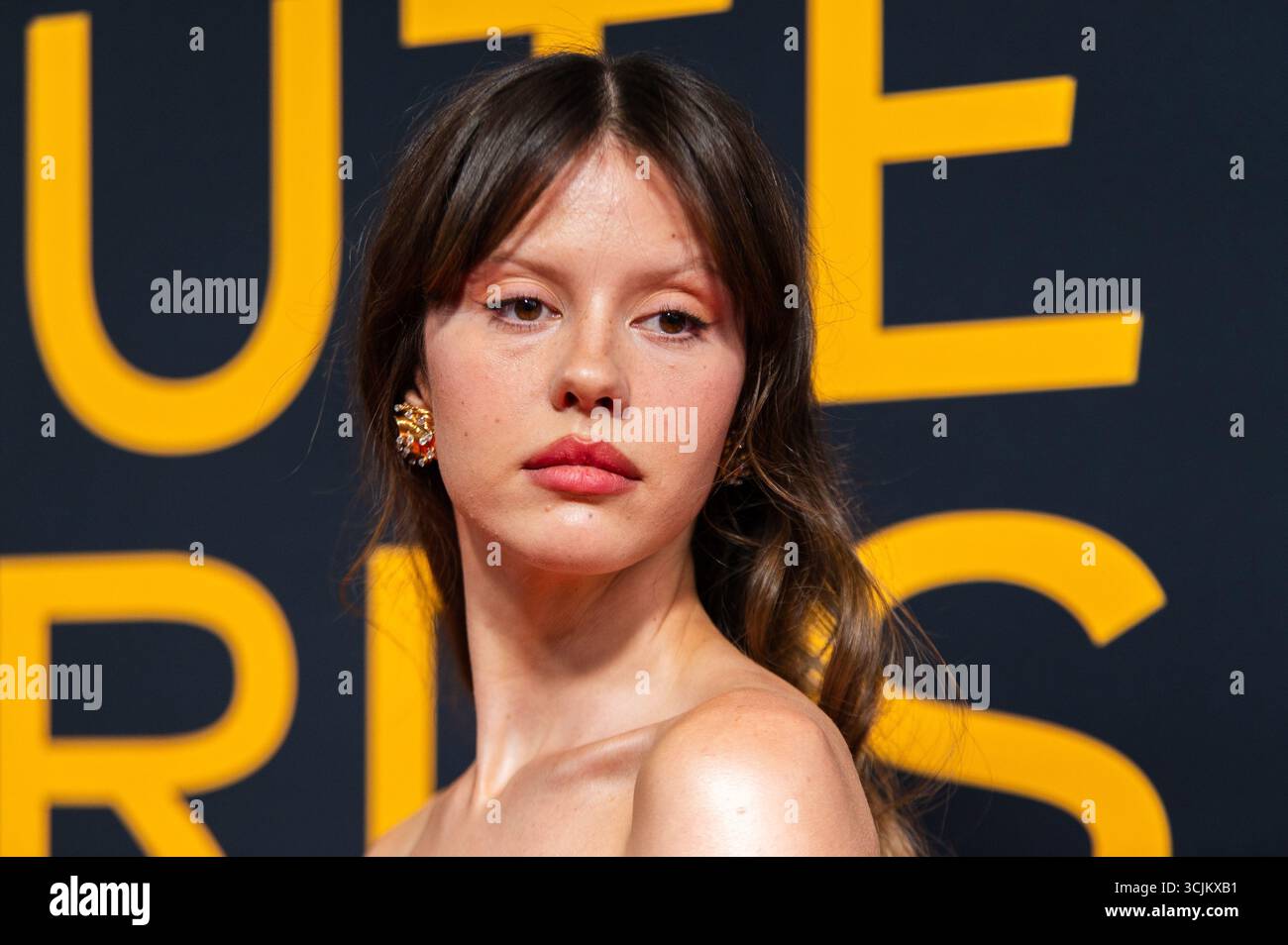 Mia Goth arrives on the red carpet for the TIFF Tribute Awards at the ...