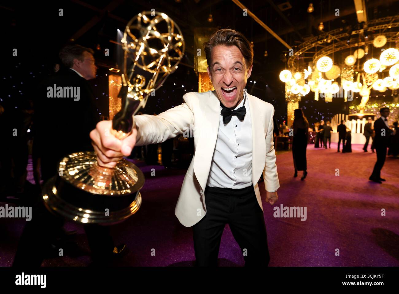EXCLUSIVE - Ben Archard with their Emmy for Outstanding Directing for a ...