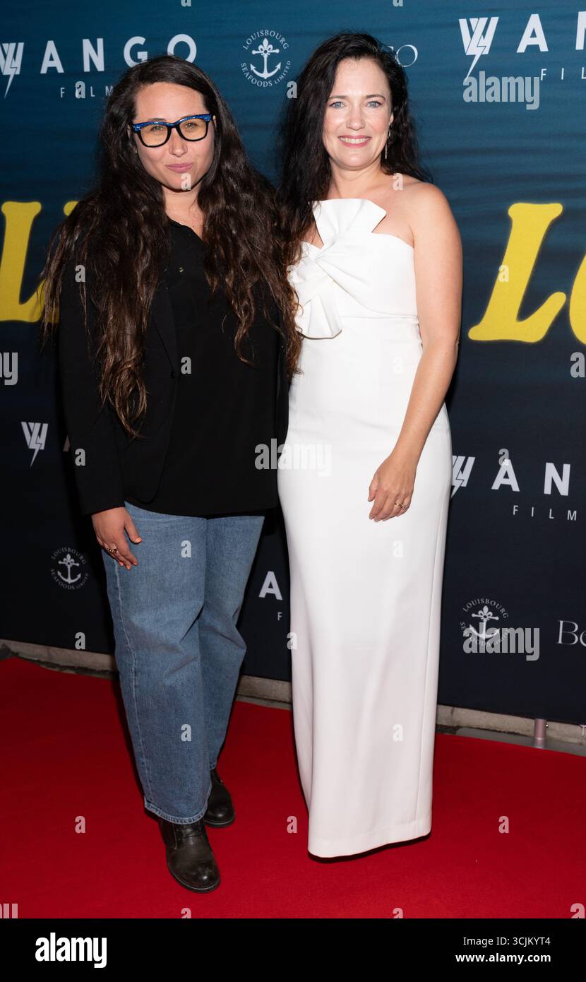 (L-R) Sarah Lampert and April Mullen attend the "Little Lorraine" after party at Beso by Patria ...