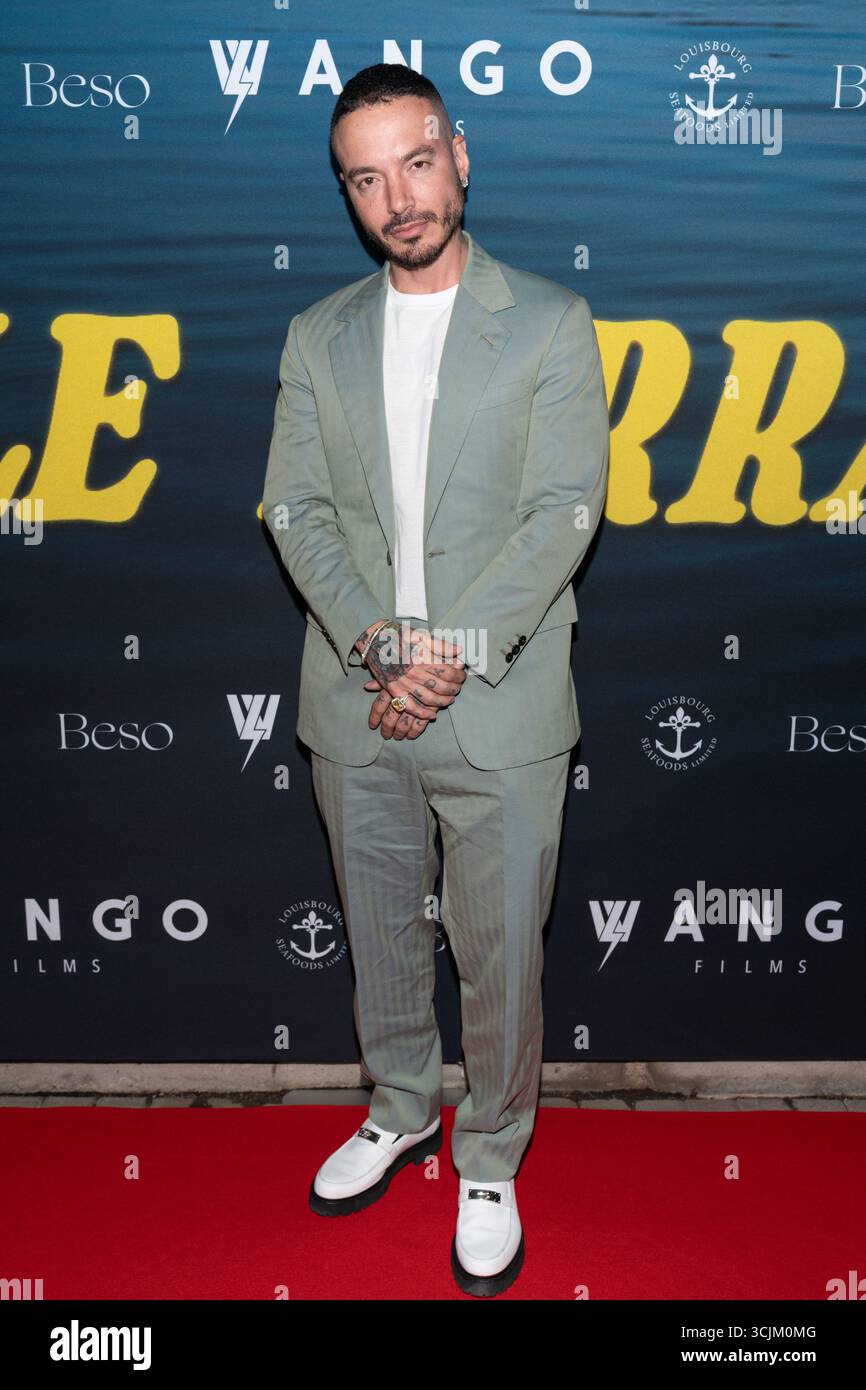 J Balvin attends the "Little Lorraine" after party at Beso by Patria in ...