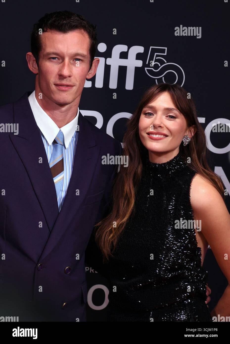 TORONTO, CA - SEPTEMBER 7: Callum Turner and Elizabeth Olsen at the ...