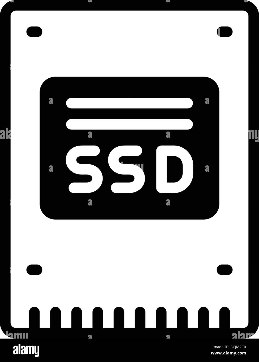 Ssd disk drive hardware Stock Vector Images - Alamy