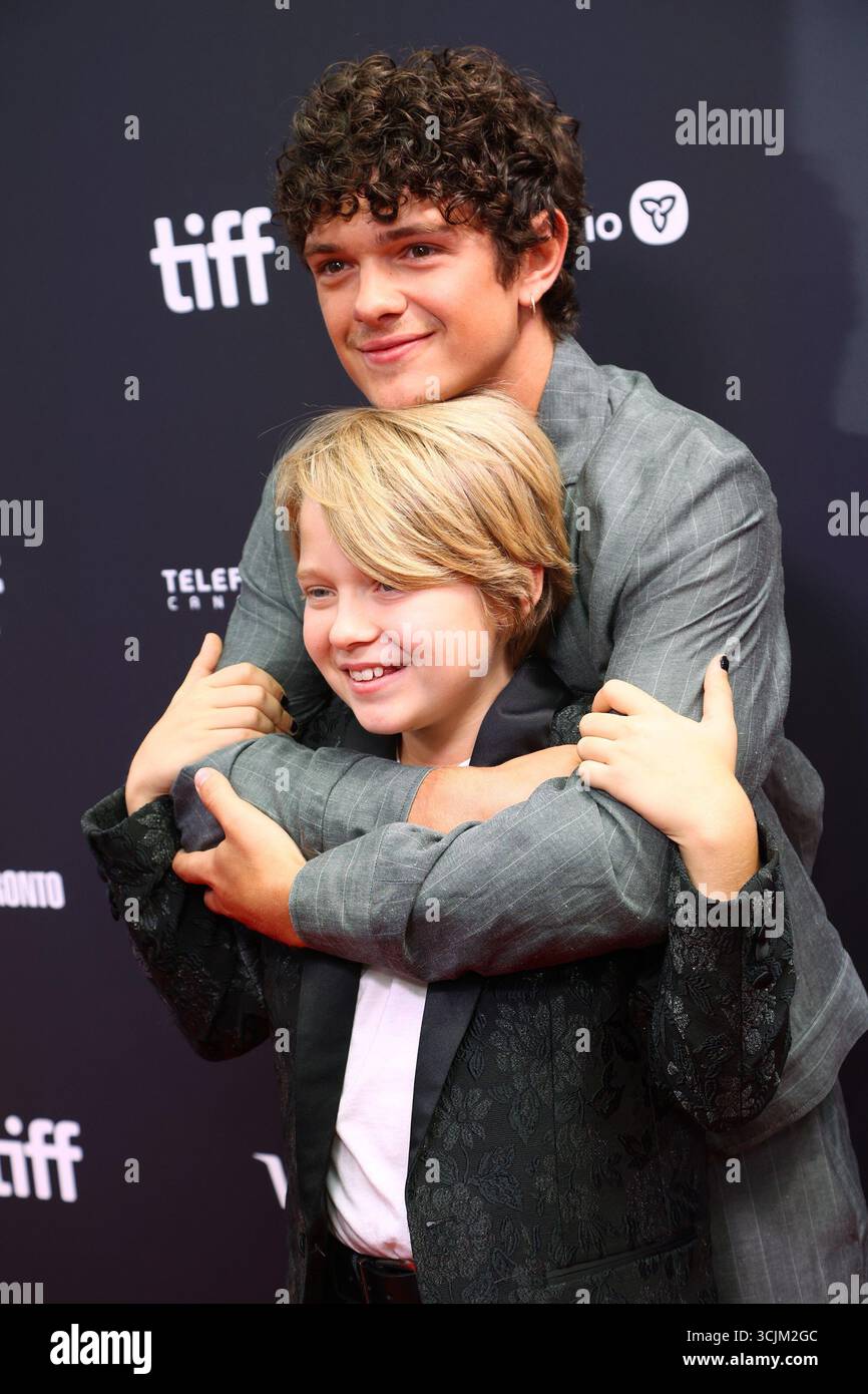 Jacobi Jupe, Noah Jupe at arrivals for HAMNET Premiere at the Toronto International Film ...