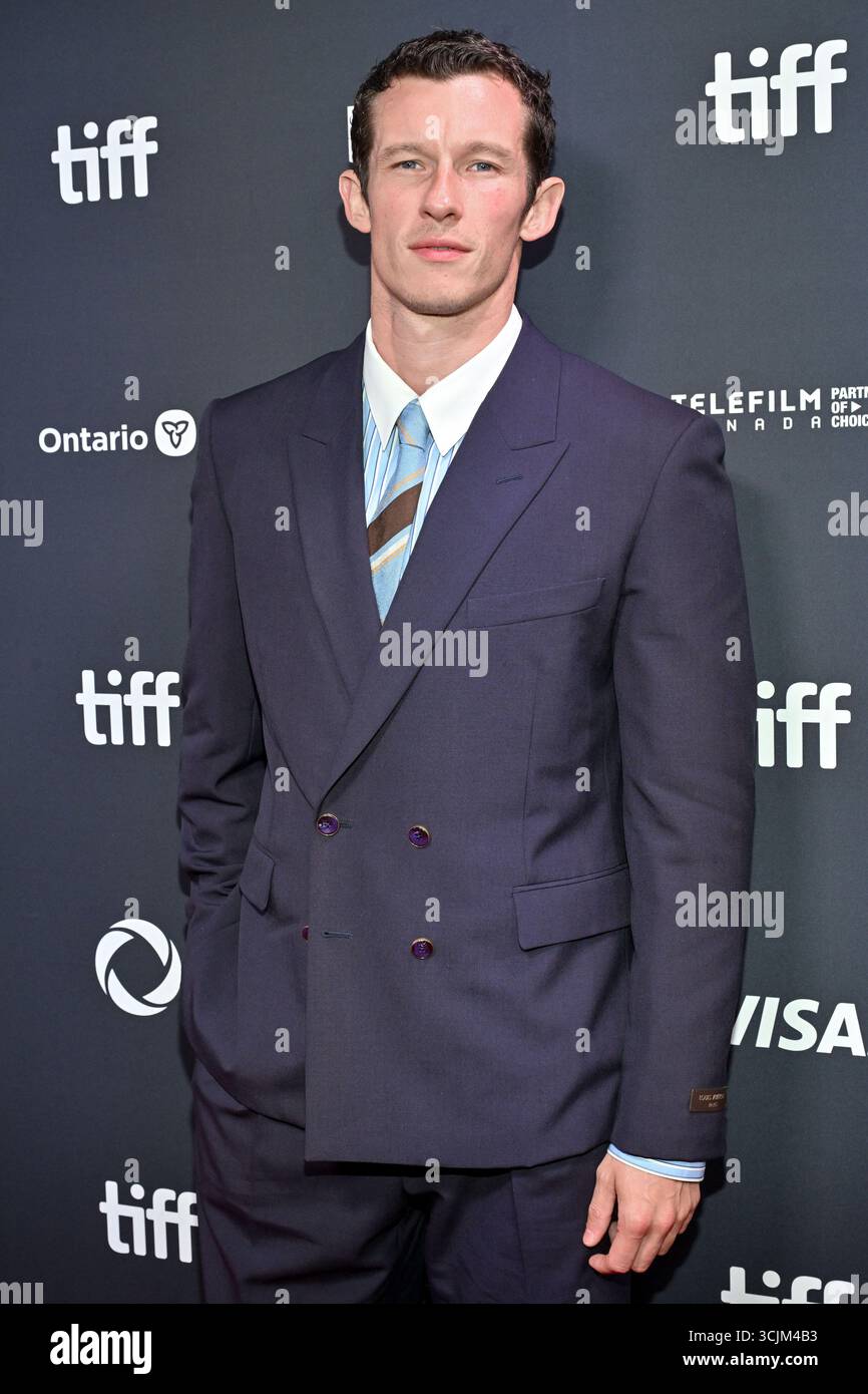 Callum Turner attending the screening of the movie Eternity ahead of ...