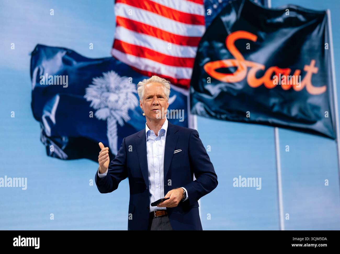 07 September 2025, Bavaria, Munich: Scott Keogh, CEO of Volkswagen ...