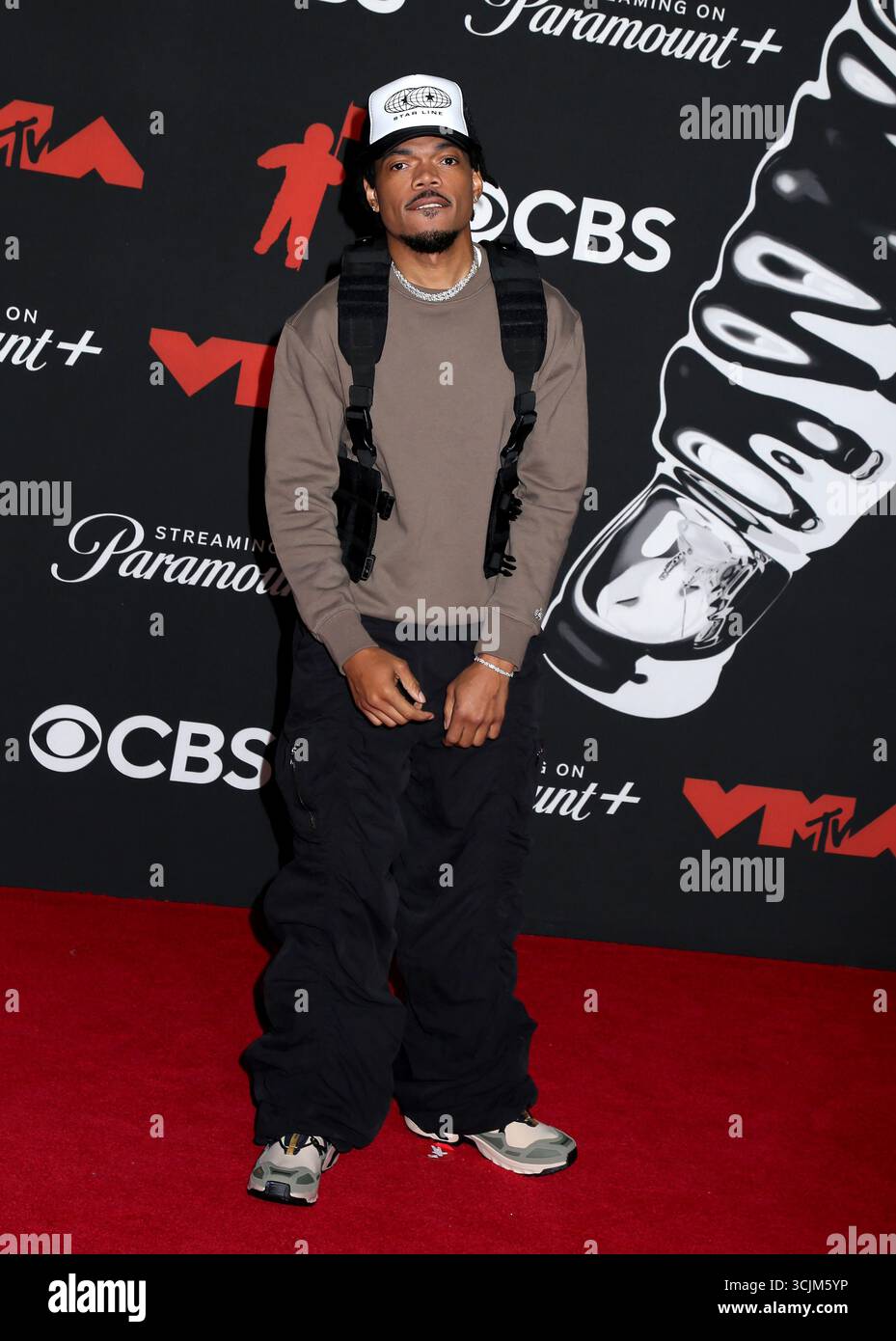 Chance The Rapper arriving at the 2025 MTV Video Music Awards held at ...