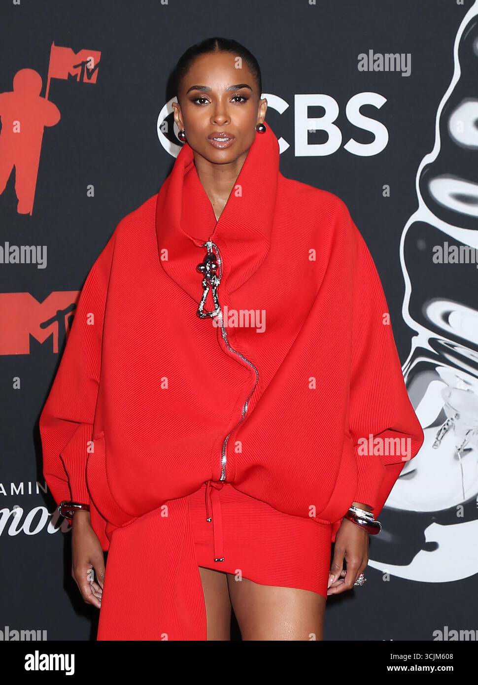 Ciara arriving at the 2025 MTV Video Music Awards held at the UBS Arena ...