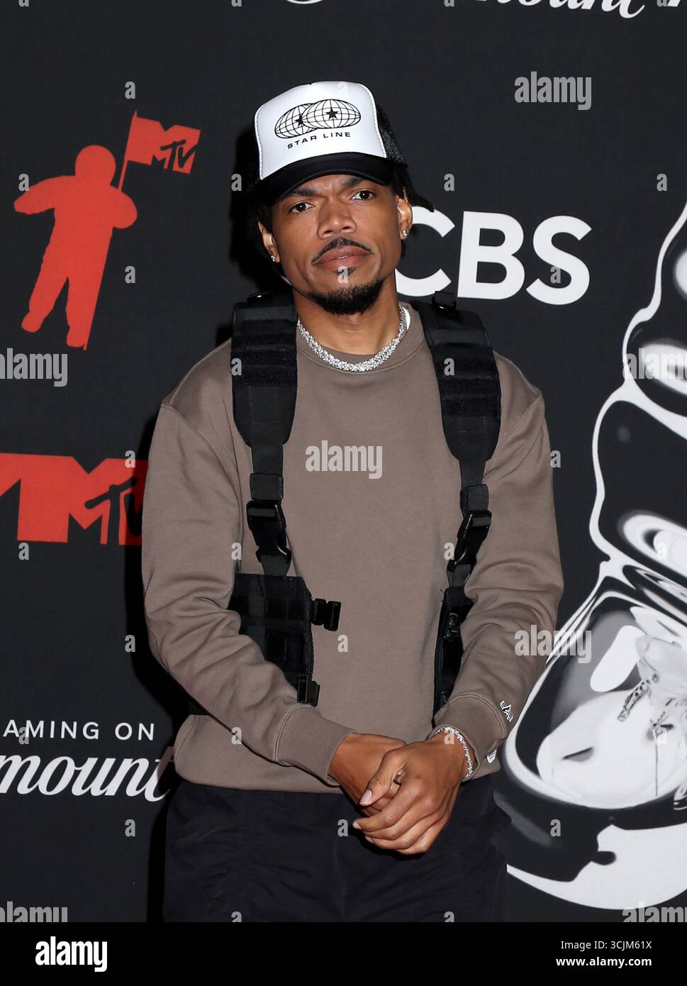 Chance The Rapper arriving at the 2025 MTV Video Music Awards held at ...