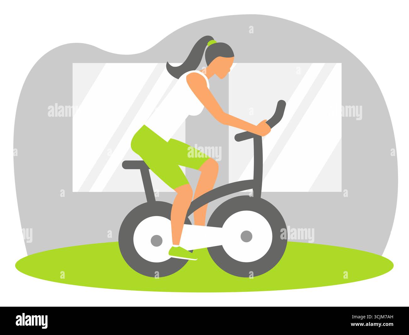 Woman in indoor human Stock Vector Images - Alamy