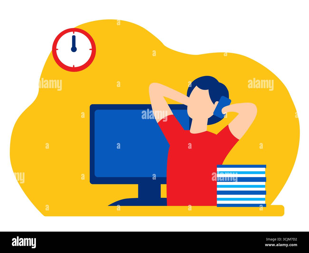 Serene break Stock Vector Images - Alamy