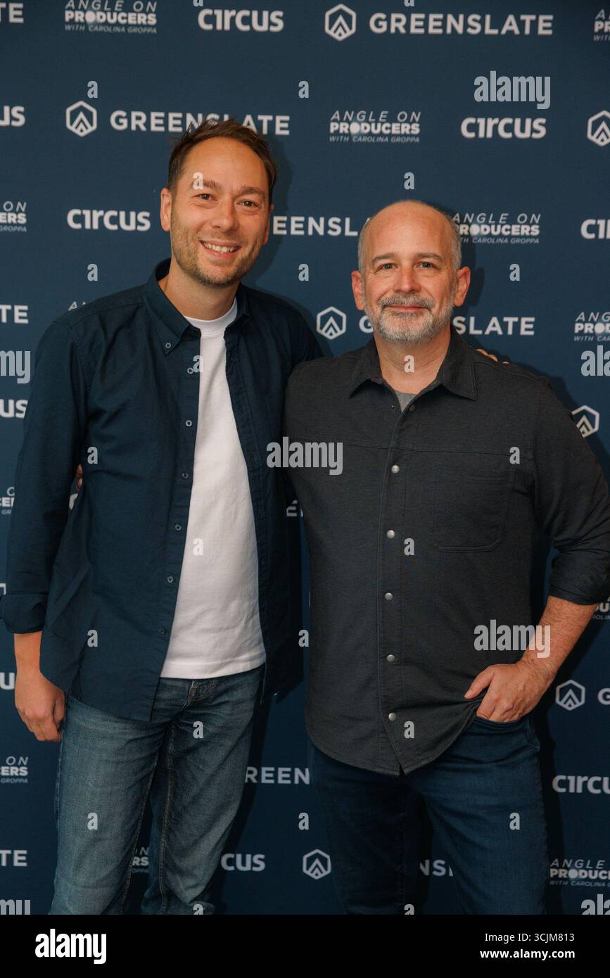 (L-R) Jamie Patricof and Mike Leiba attend TIFF’s Industry Conference ...