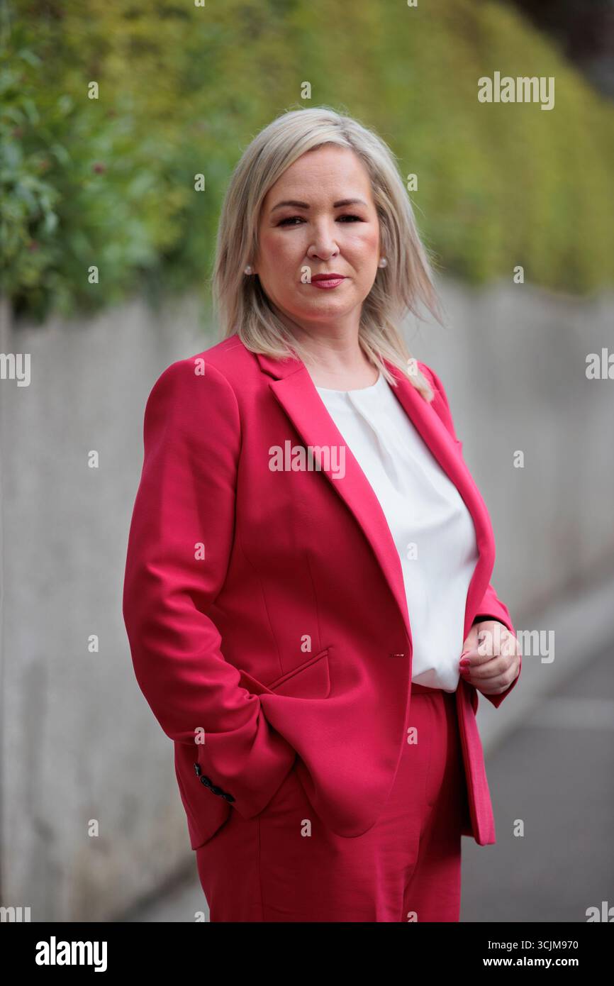 First Minister Michelle O'Neill during an interview with the PA news ...