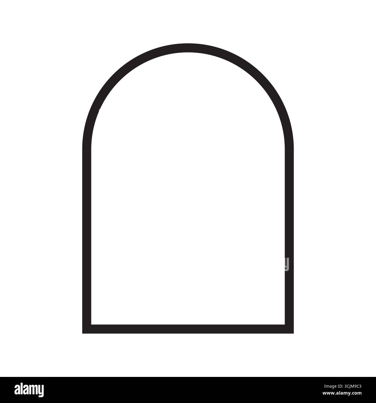 Archway icon design. Classic arcade symbol. Building entryway ...