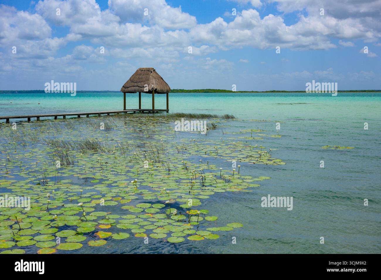 Bacalar, Mexico - May 21, 2025: Bacalar Lagoon is popularly known as ...