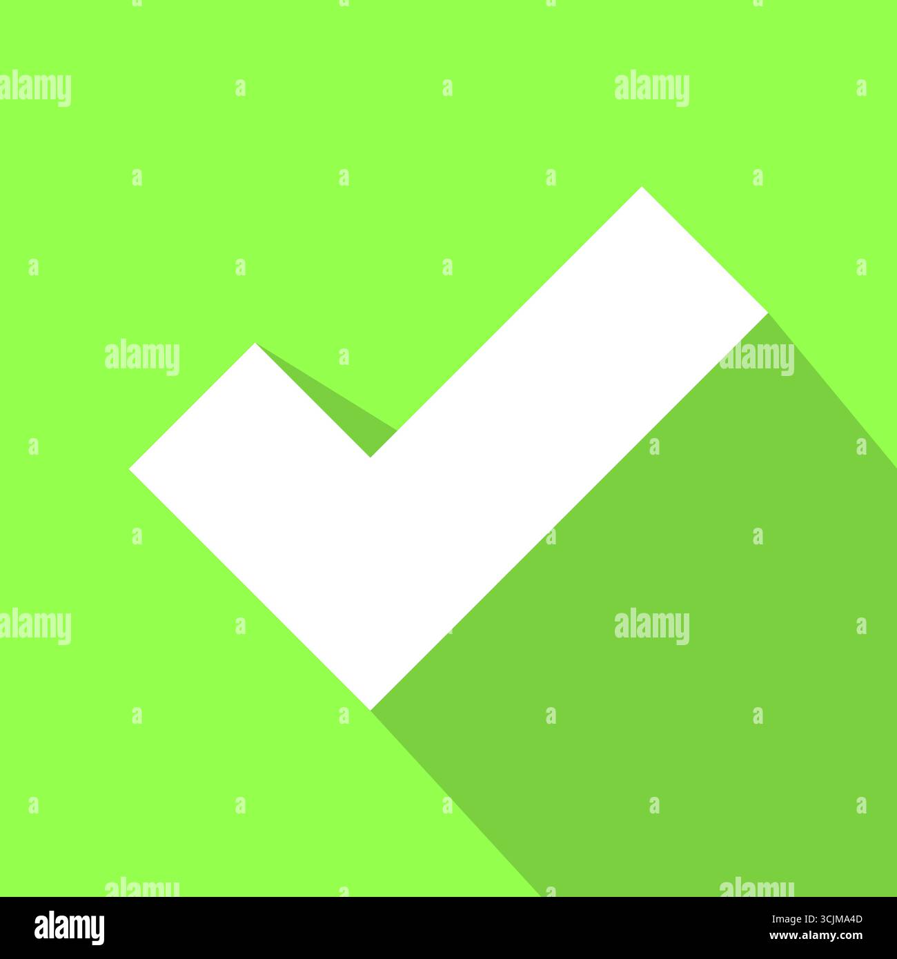 Checkmark symbol icon. Task completed sign. Approval Vector graphic ...