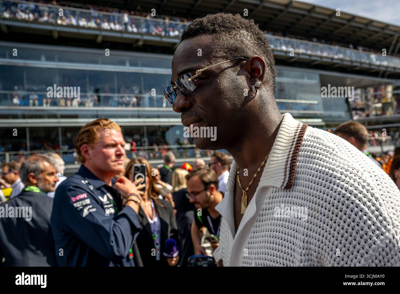 MONZA CIRCUIT, ITALY - SEPTEMBER 07: Mario Balotelli, Footballer ...
