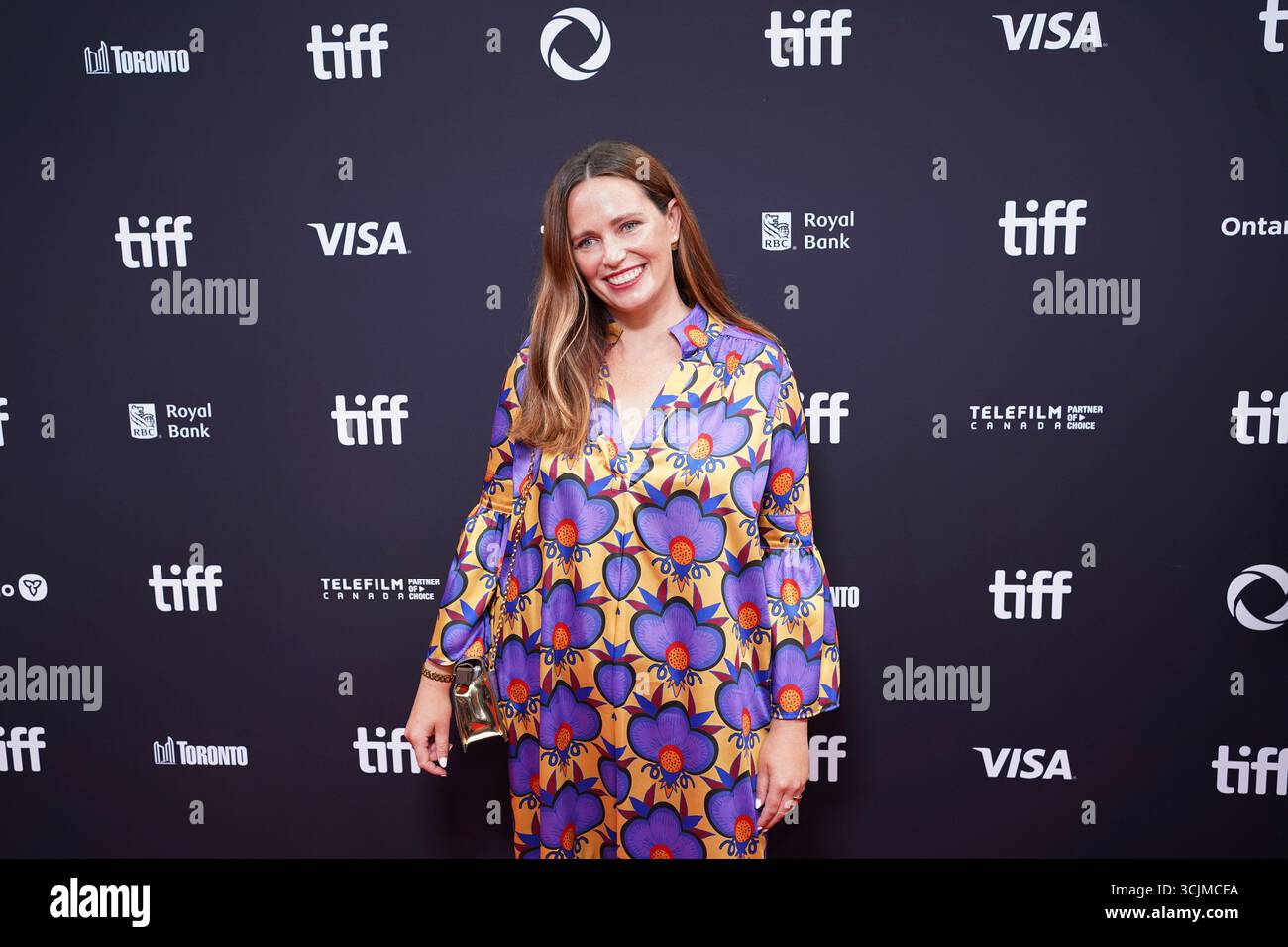 Carley Fortune attends the red carpet for the 'Hamnet' premiere during ...