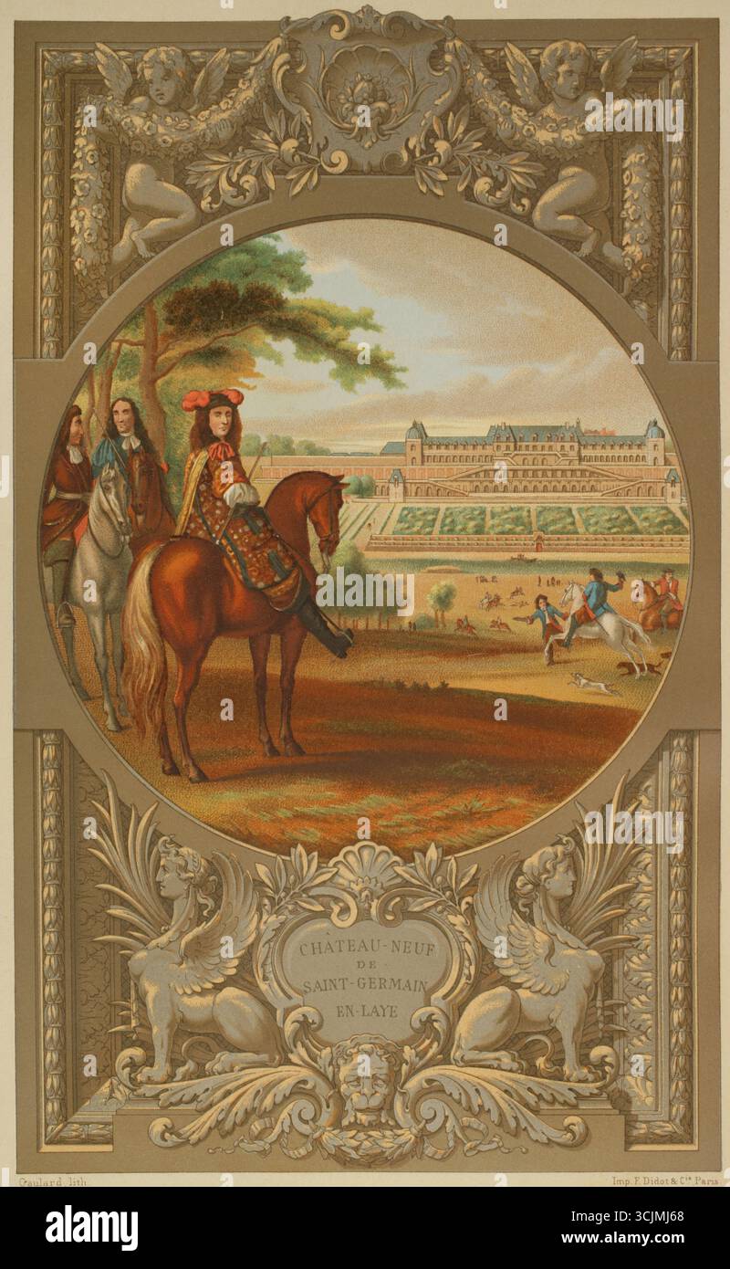 King louis xiv hunting hi-res stock photography and images - Alamy