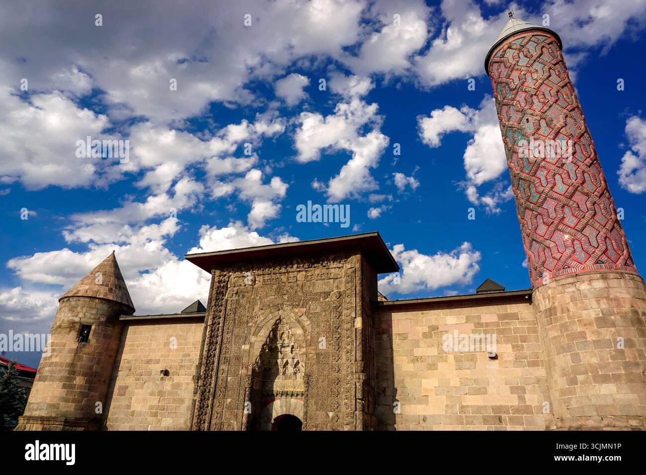 13 July 2025 Erzurum Turkey. Yakutiye Madrasah and Museum. Historical ...