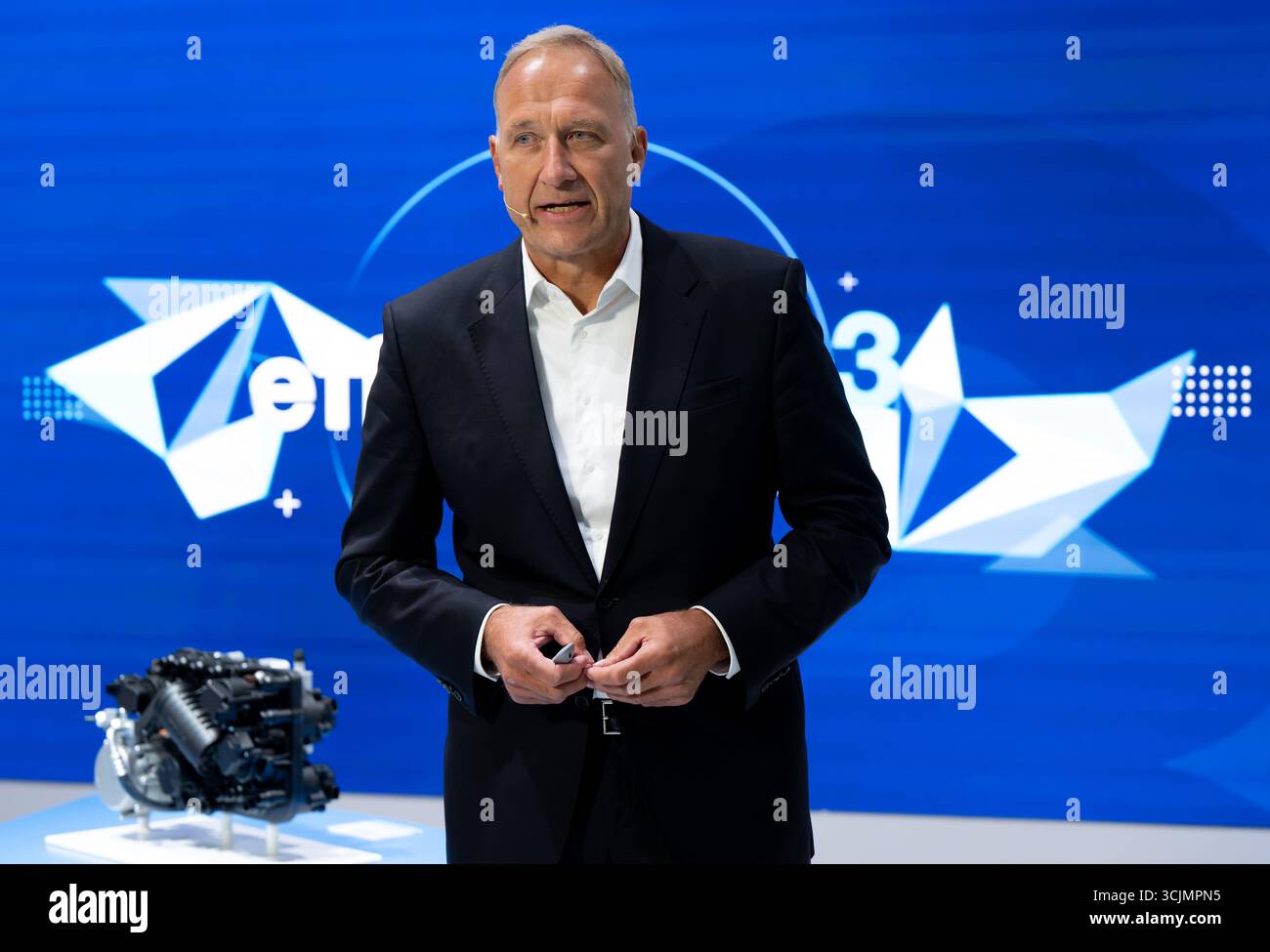 Munich, Germany. 08th Sep, 2025. Arnd Franz, Chairman of the Mahle ...