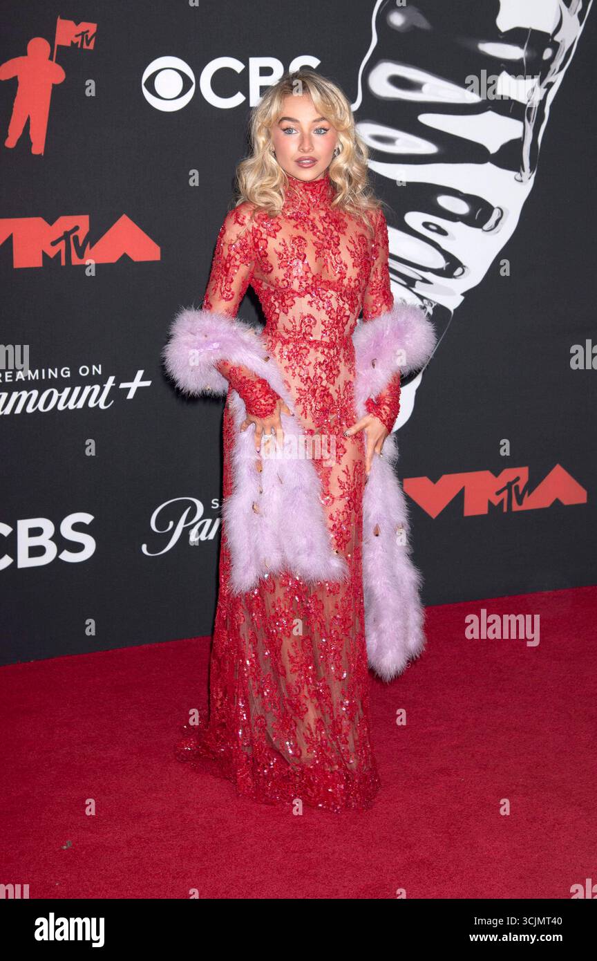 Sabrina Carpenter bei der Verleihung der MTV Video Music Awards 2025 in ...