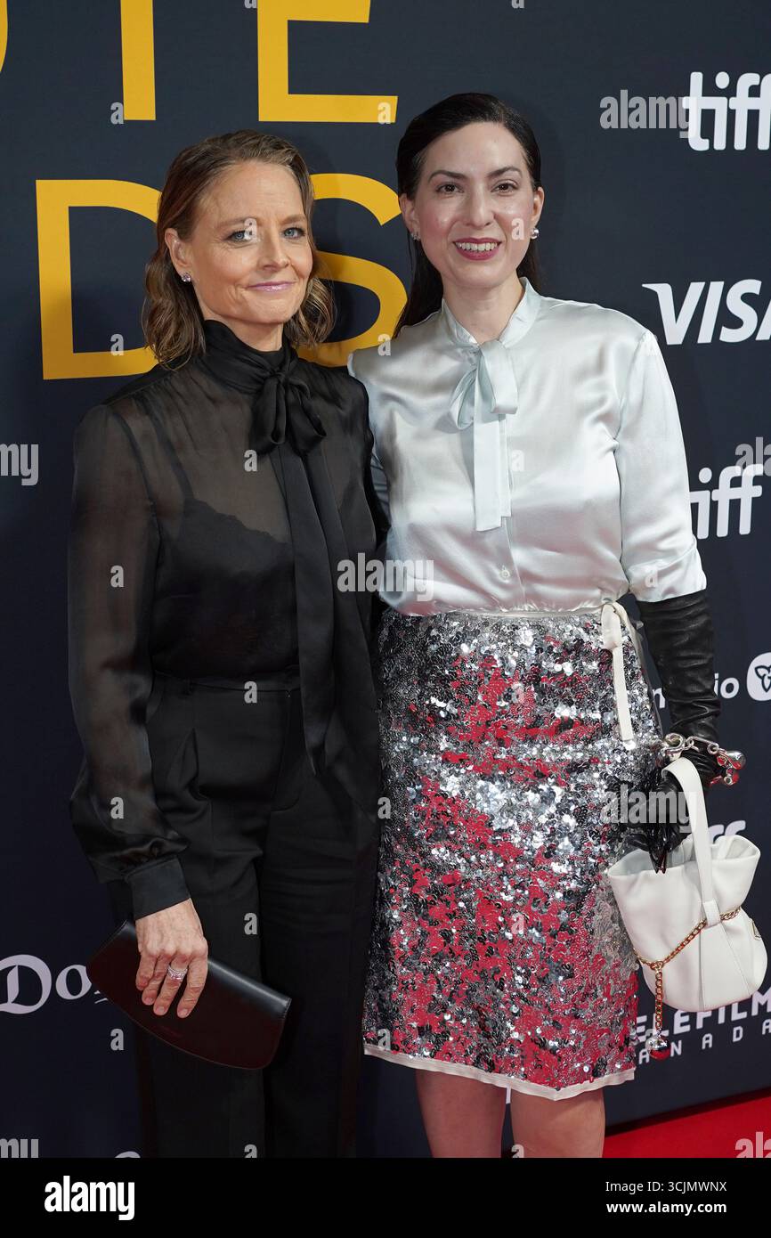Jodie Foster and Rebecca Zlotowski attend the red carpet for the ...