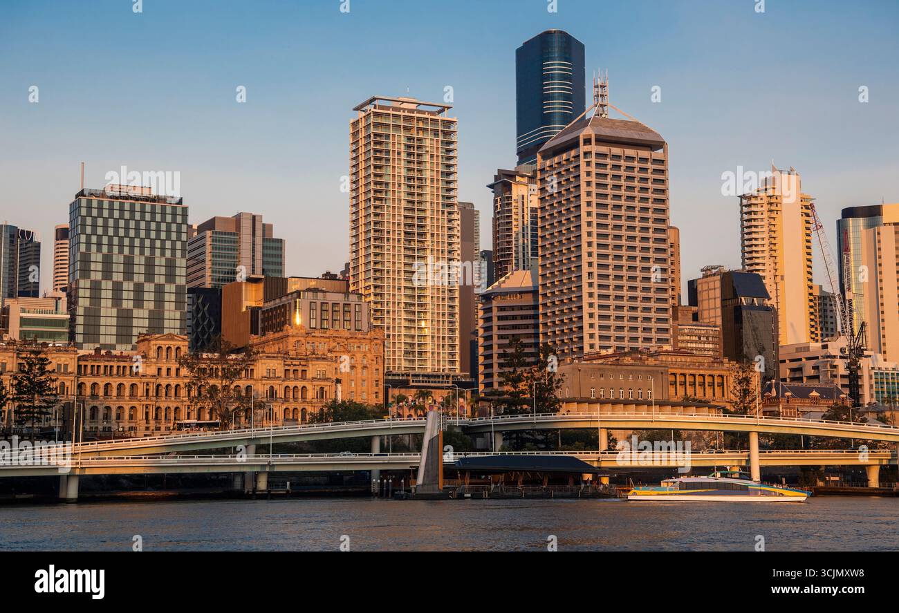 high rise buildings and the skyline of Brisbane Stock Photo - Alamy