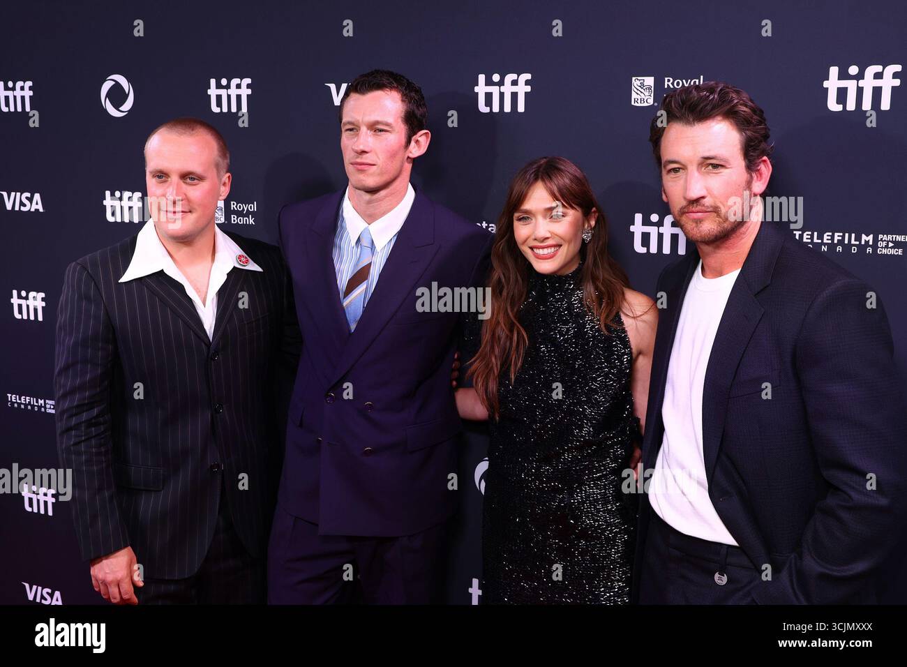 John Early, Callum Turner, Elizabeth Olsen, Miles Teller at arrivals ...