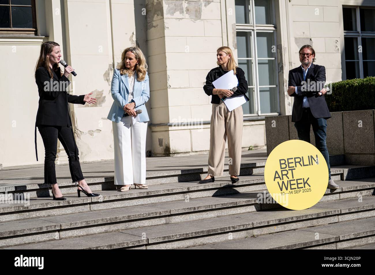 08 September 2025, Berlin: Mona Stehle (l-r), Artistic Director, Berlin ...