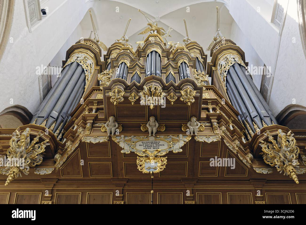 Stellwagen organ, built 1653-1659 by Friedrich Stellwagen, Baroque, St ...