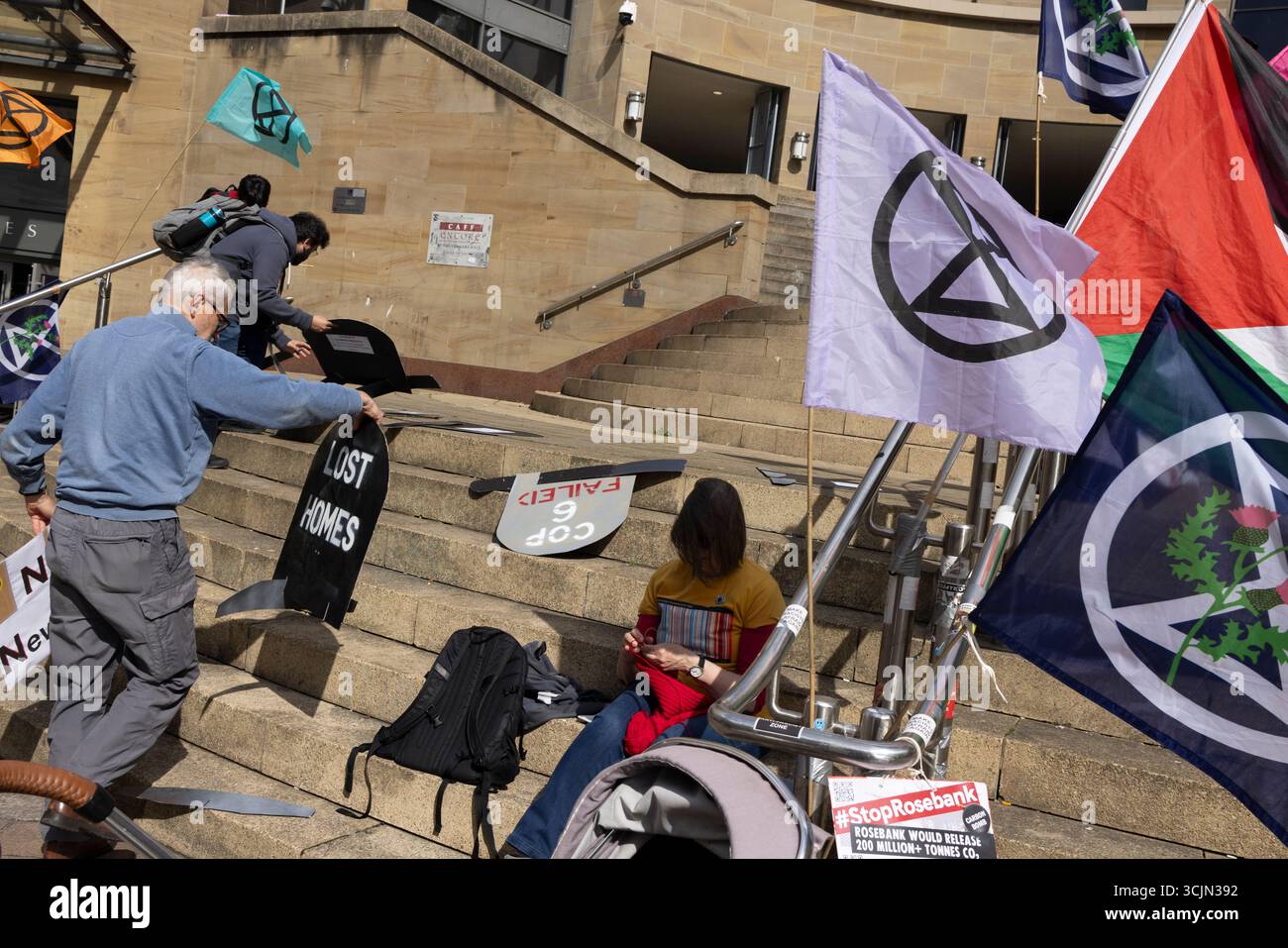 Protest against the proposed development of the Rosebank oil field in ...