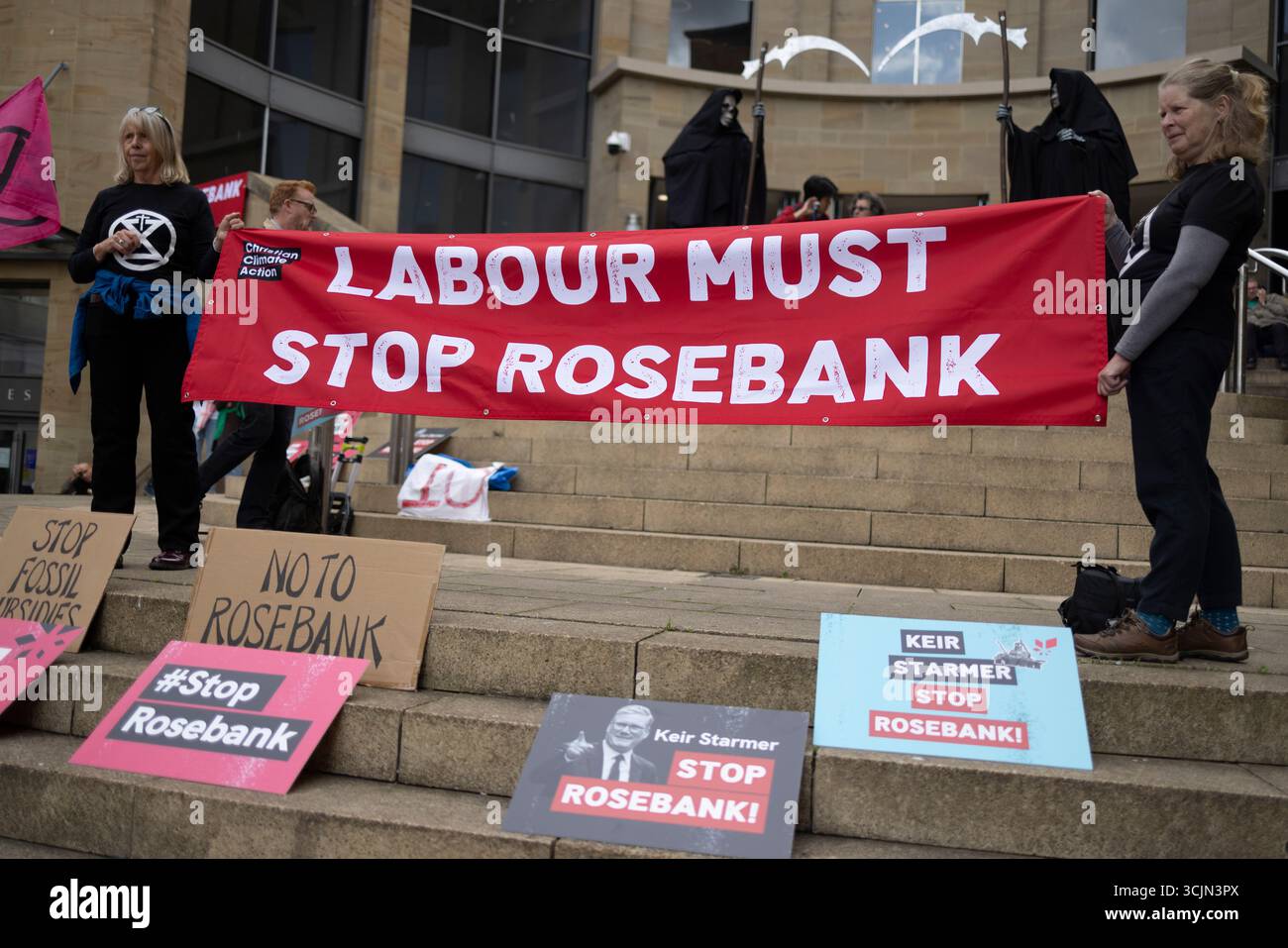 Protest against the proposed development of the Rosebank oil field in ...
