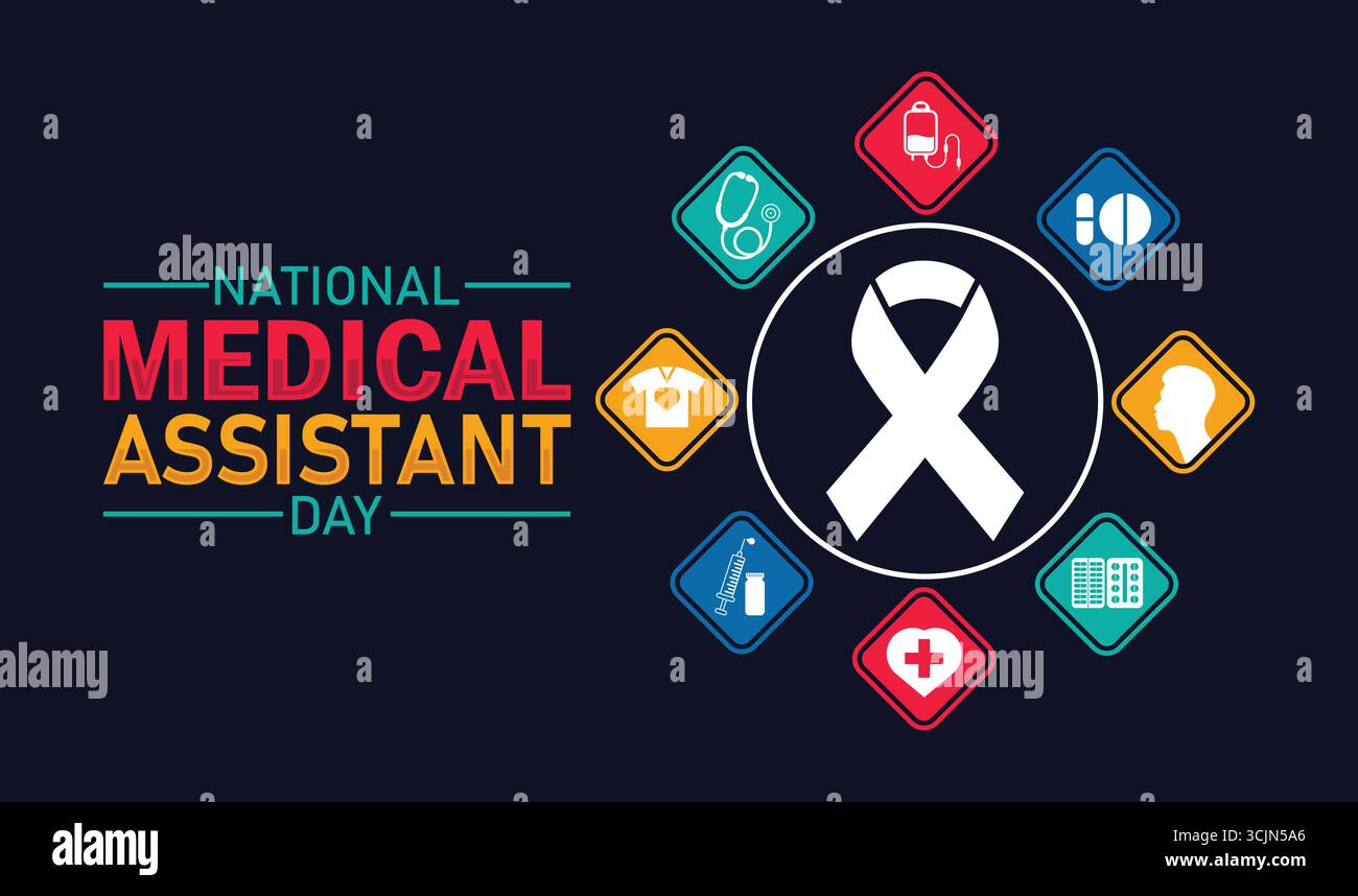 National Medical Assistant Day. Background, poster, postcard, banner ...