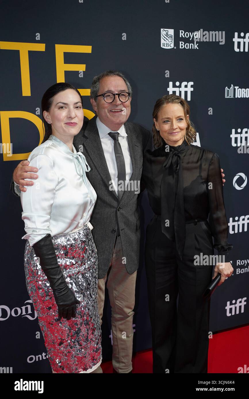 Jodie Foster and Rebecca Zlotowski attend the red carpet for the ...