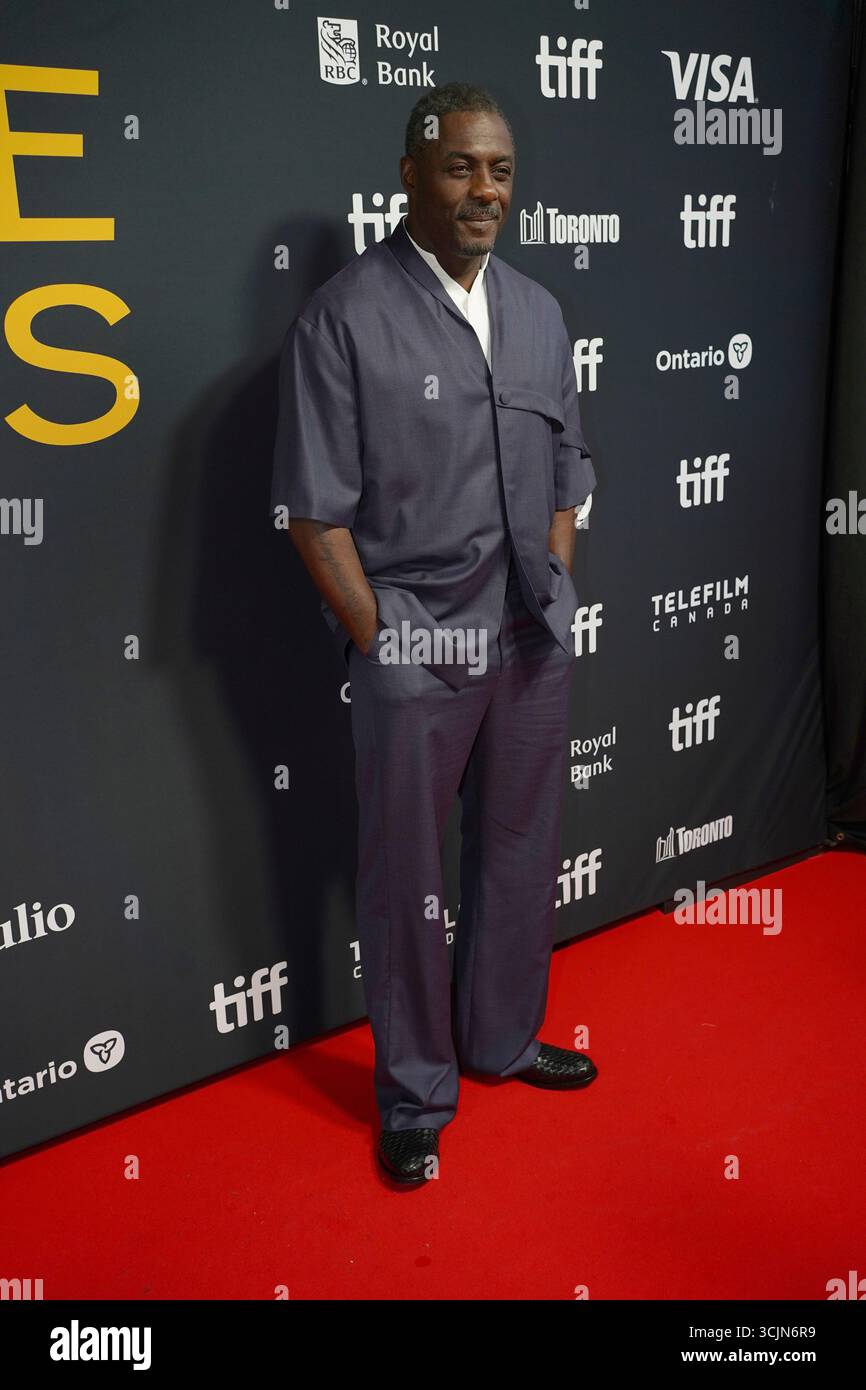 Idris Elba attends the red carpet for the Tribute Awards during the ...