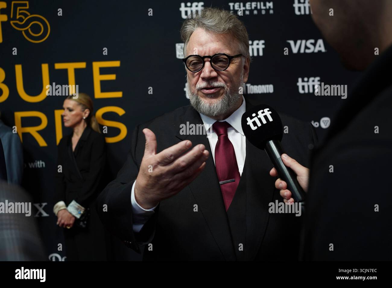 Guillermo del Toro attends the red carpet for the Tribute Awards during ...