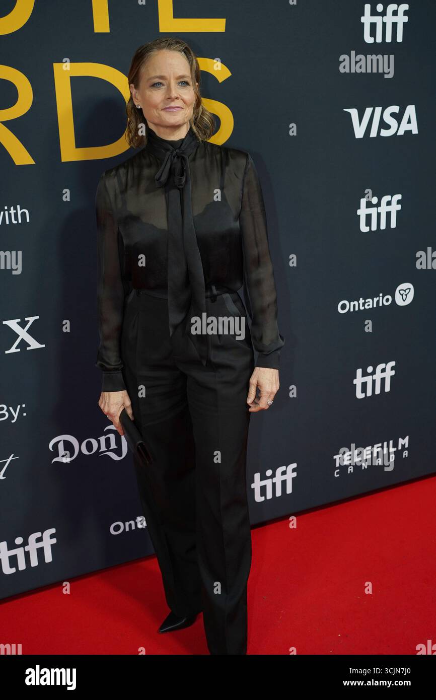 Jodie Foster attends the red carpet for the Tribute Awards during the ...