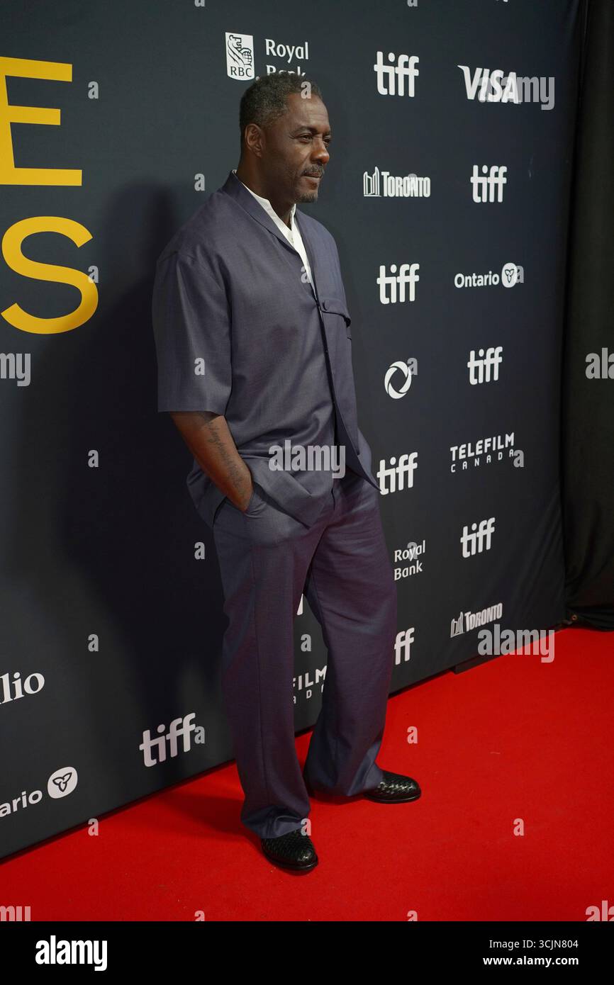 Idris Elba attends the red carpet for the Tribute Awards during the ...
