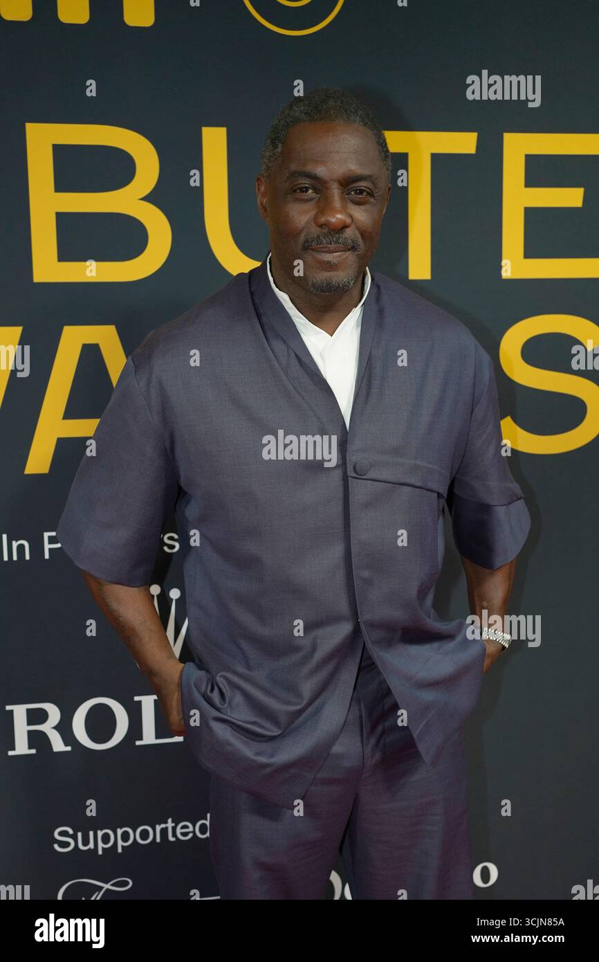 Idris Elba attends the red carpet for the Tribute Awards during the ...