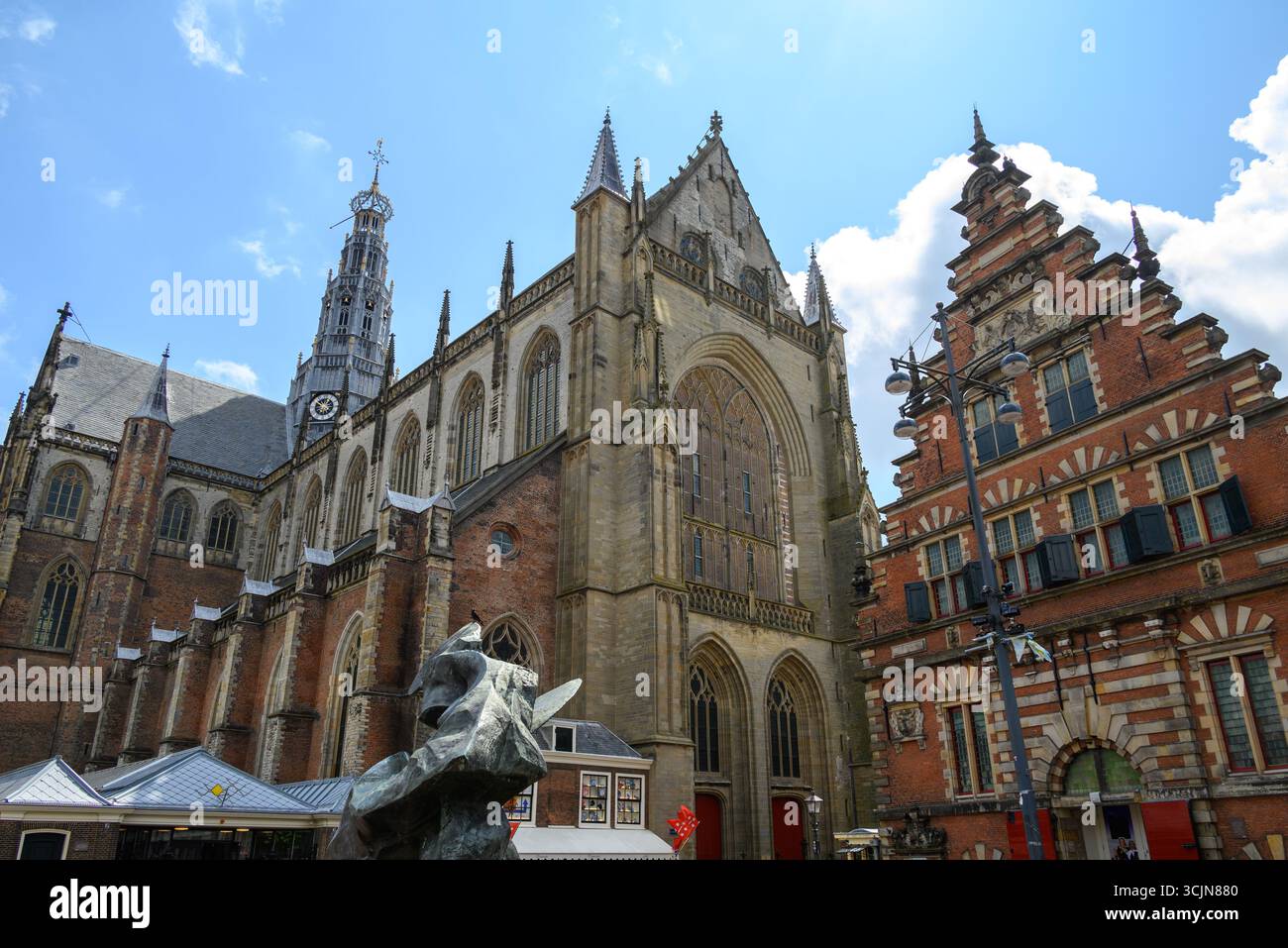 The Church of Saint Bavo Grote Kerk, Reformed Protestant church located ...