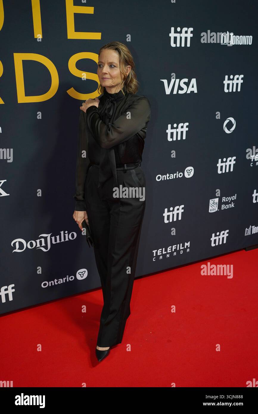 Jodie Foster attends the red carpet for the Tribute Awards during the ...