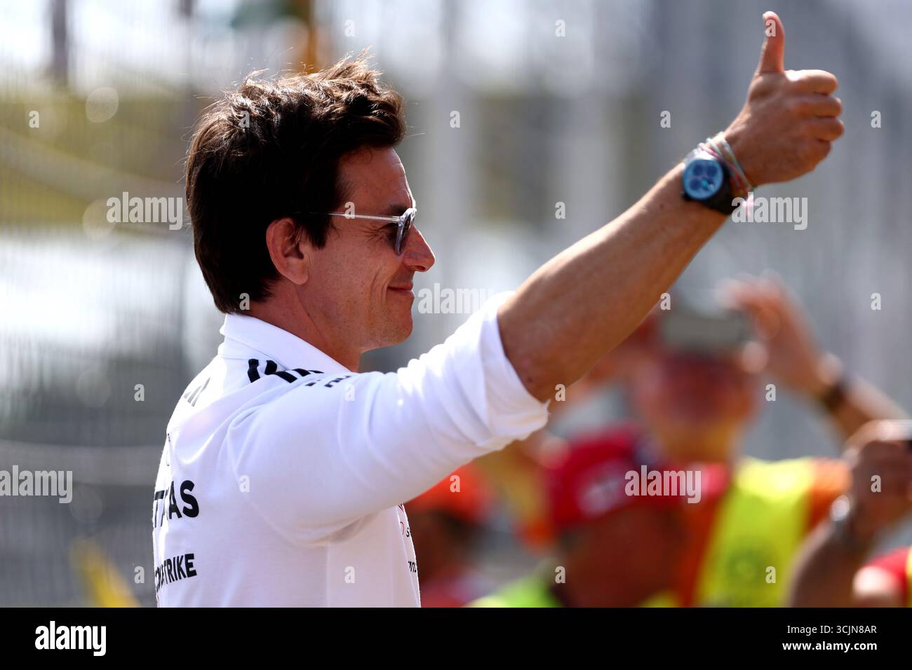 Torger Christian Toto Wolff, team principal of Mercedes AMG Petronas F1 ...