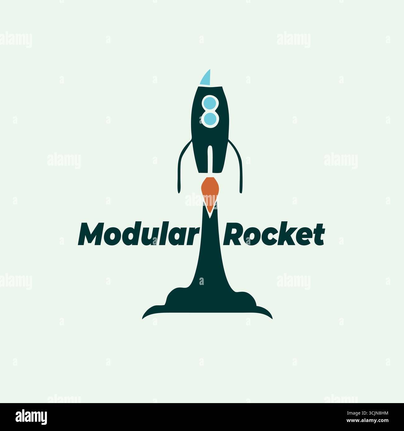 Modular Rocket: Next-Gen Spacecraft Design & Reusable Launchers Stock ...