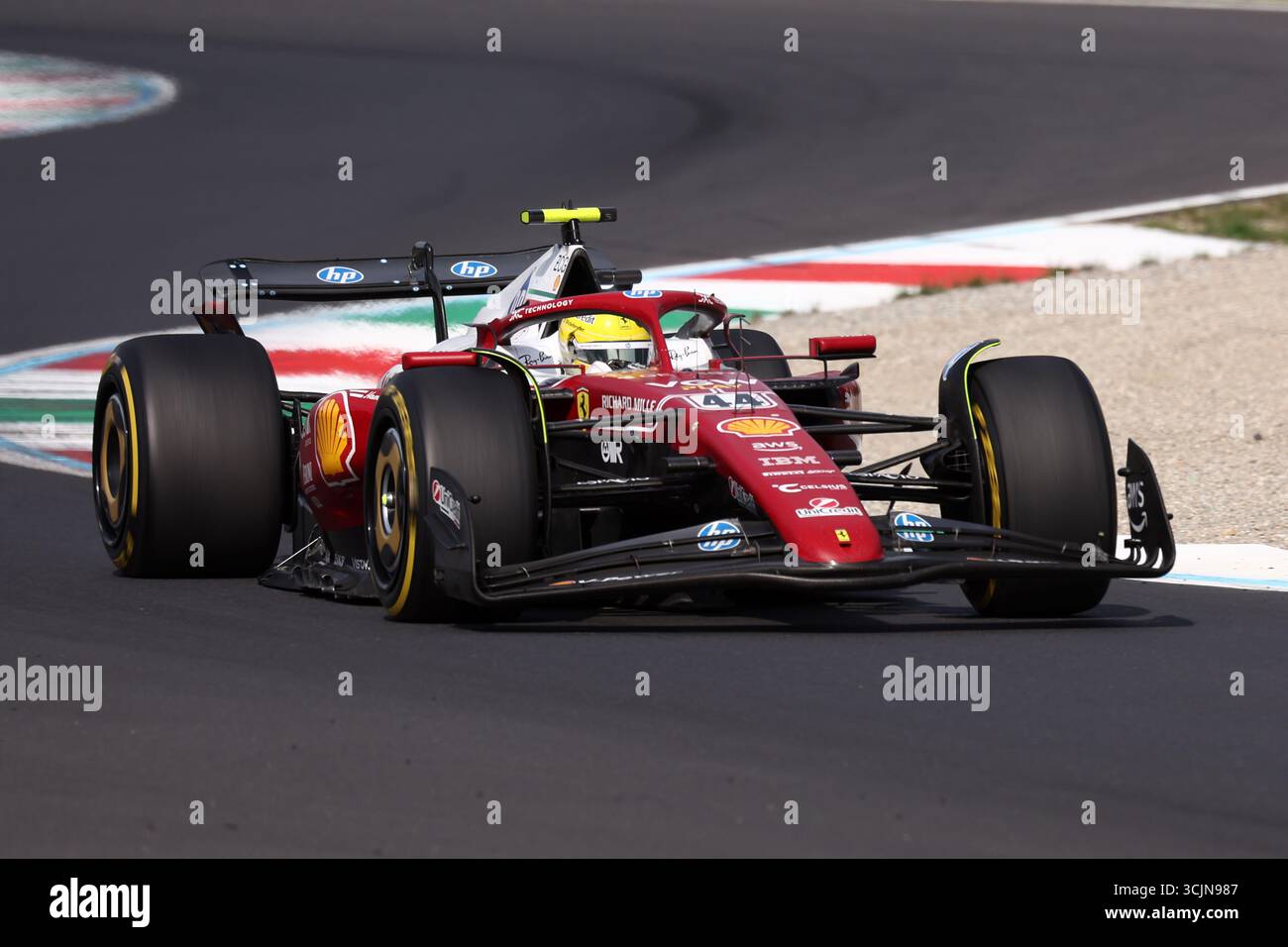 Lewis Hamilton of Scuderia Ferrari on track during the F1 Grand Prix of ...