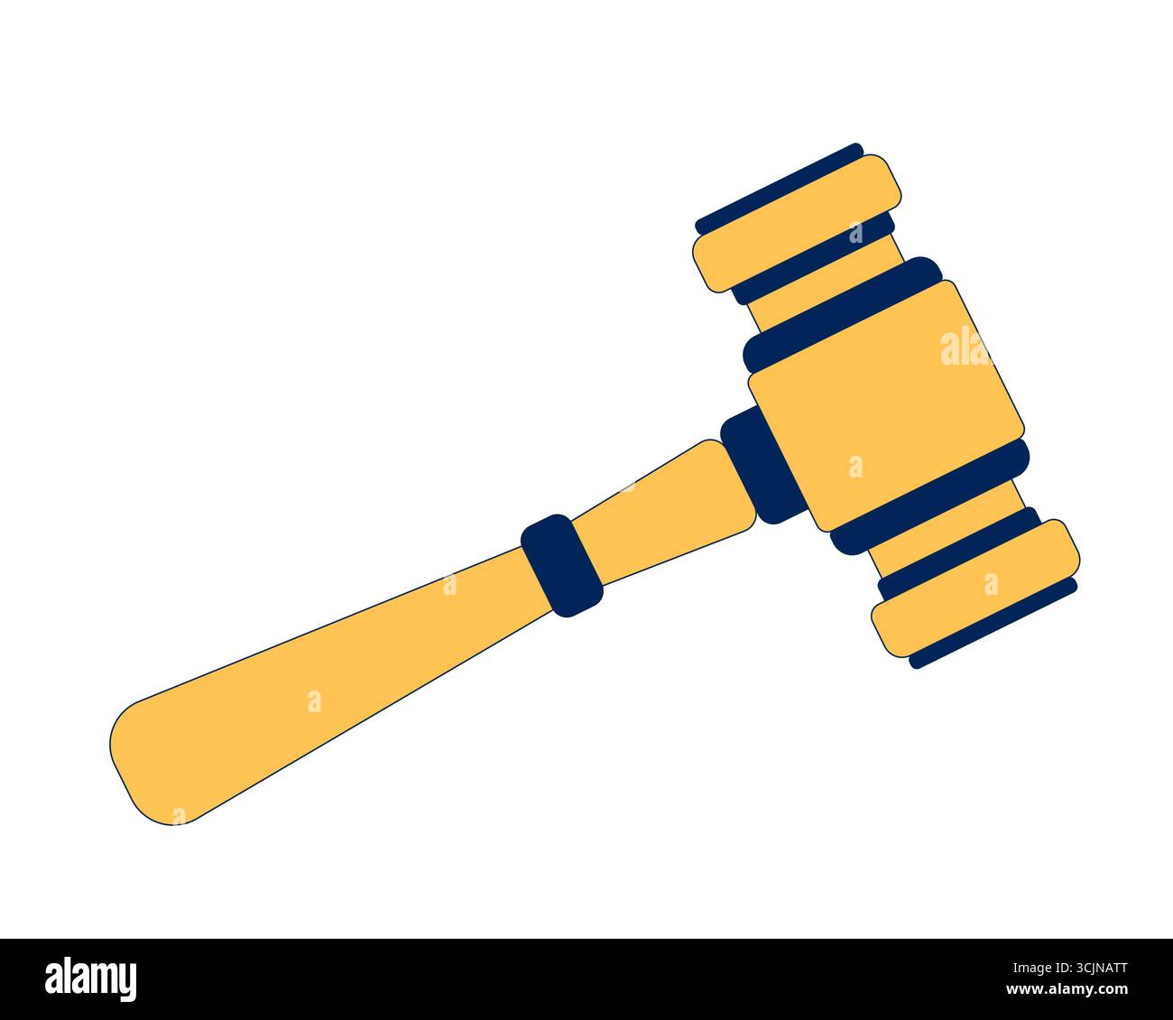 Judicial wooden gavel on Stock Vector Images - Alamy